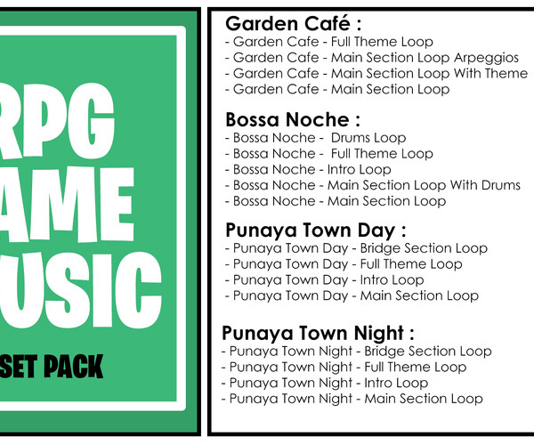 ArtStation - RPG Game Music Asset Pack | Game Assets