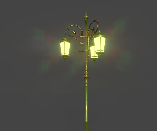 ArtStation - Street Lamp 20 | Game Assets