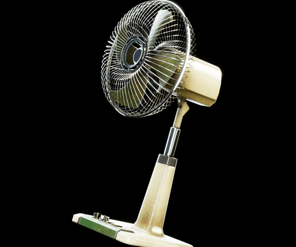 ArtStation - HQ Game Asset - Retro Electric Fan | Game Assets