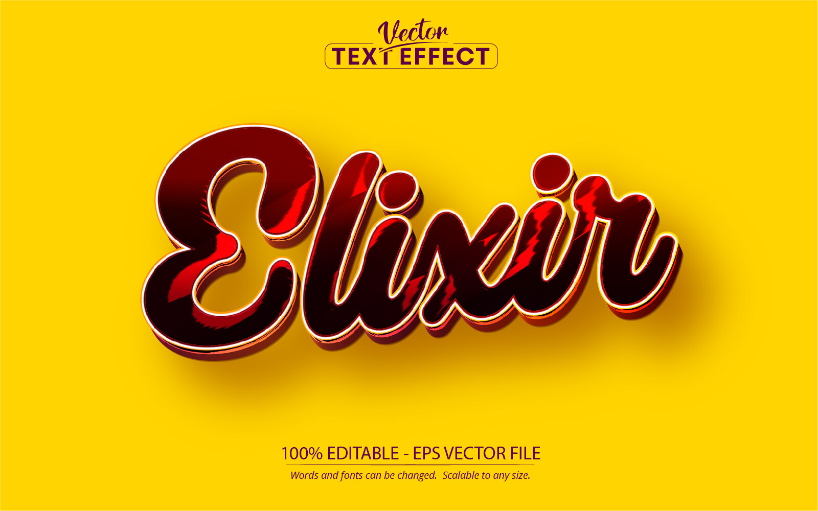 ArtStation - Cartoon text effect, editable elixir text style | Artworks