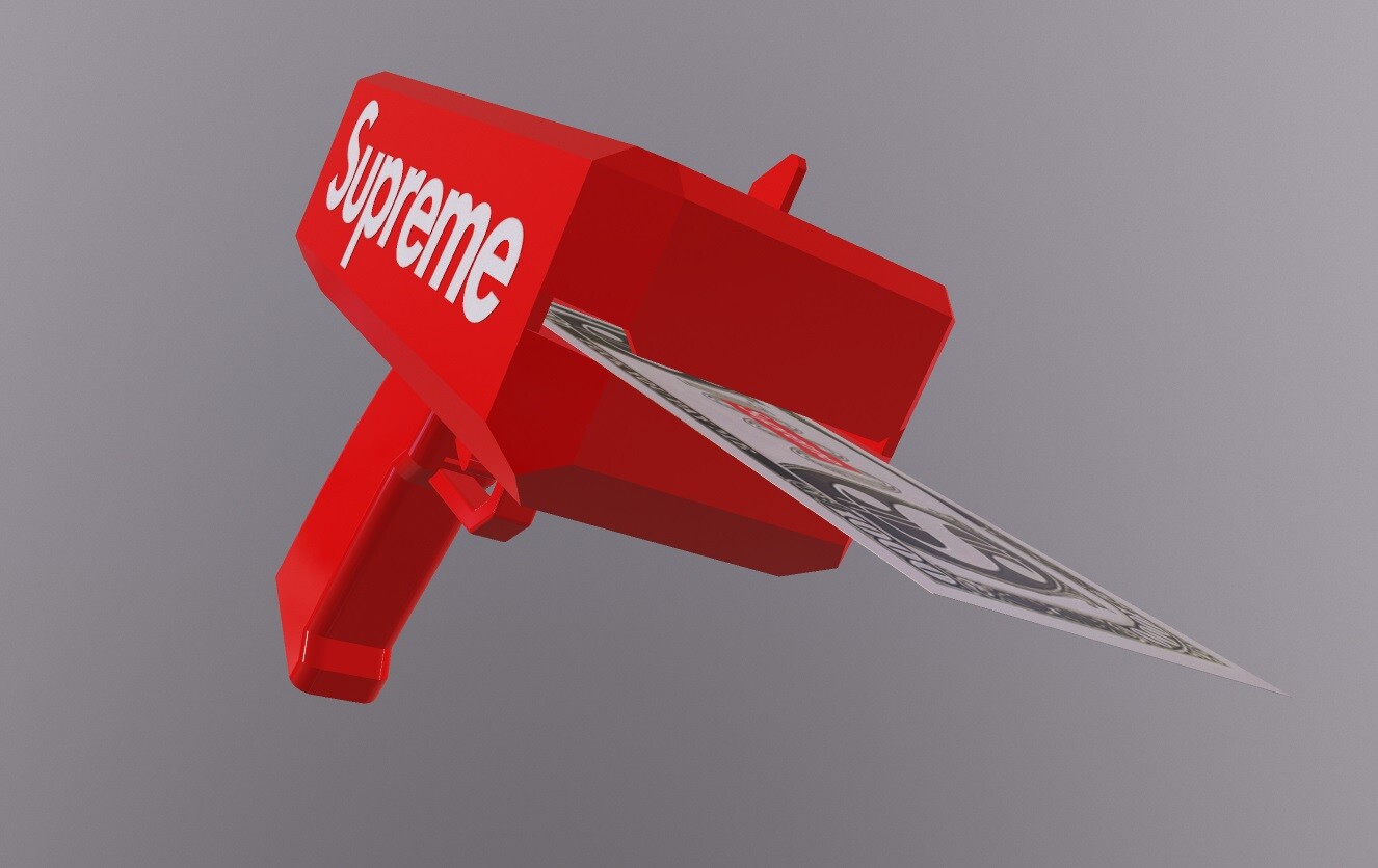 ArtStation - SUPREME CASH PISTOL low-poly | Resources