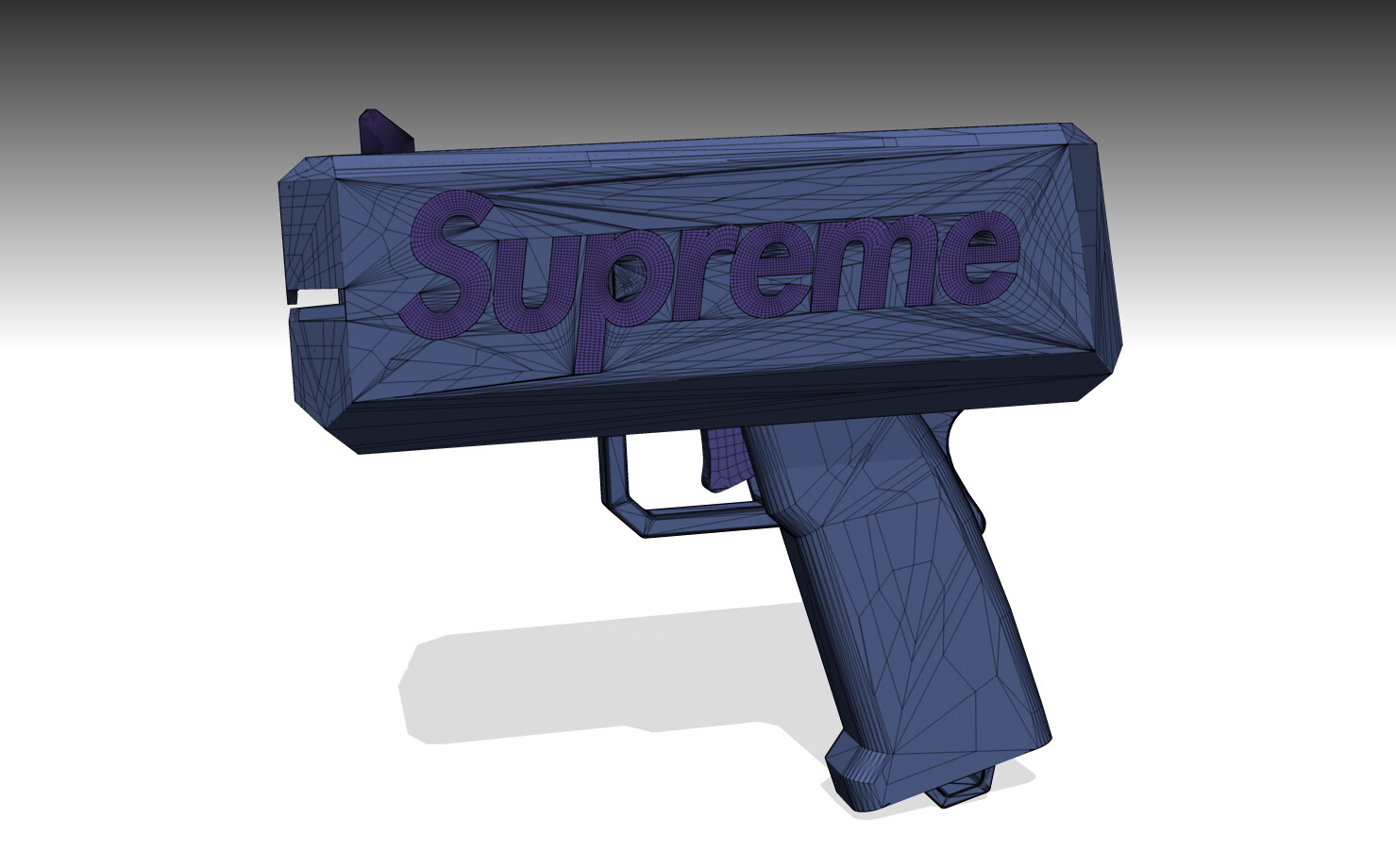 ArtStation - SUPREME CASH PISTOL low-poly | Resources