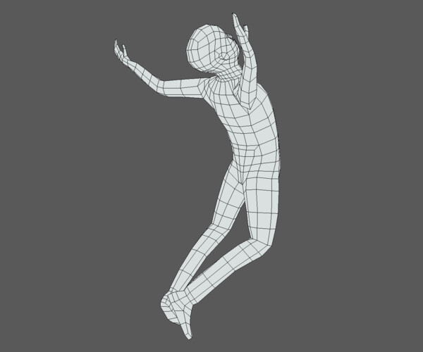 ArtStation - Low Poly Falling Kid | Resources