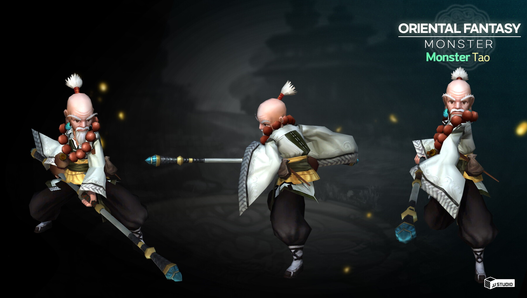 ArtStation - Oriental Fantasy Monster - Tao | Game Assets