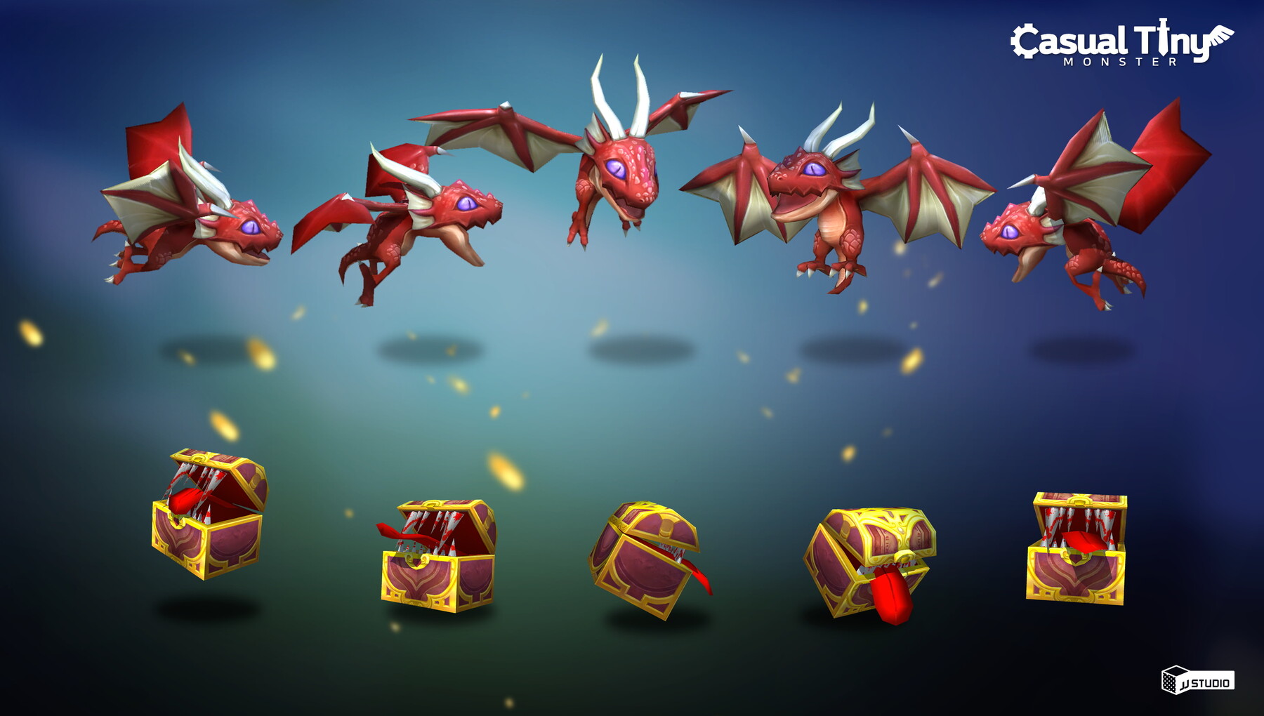 ArtStation - Casual Tiny Monster - Collection Pack 3 | Game Assets