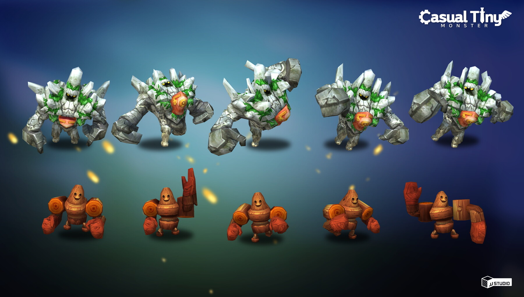 ArtStation - Casual Tiny Monster - Collection Pack 2 | Game Assets