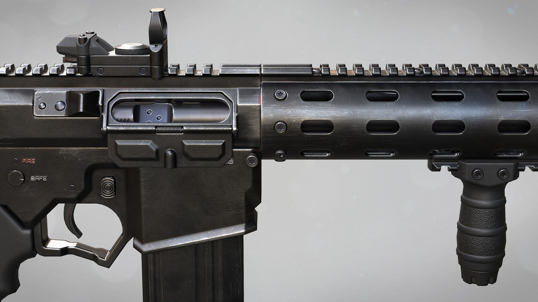 ArtStation - Customizable AR15 - Game Ready | Game Assets