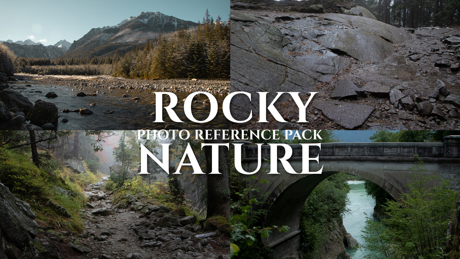ArtStation - Rocky Nature (in all seasons) - Reference Photo Pack 325 ...