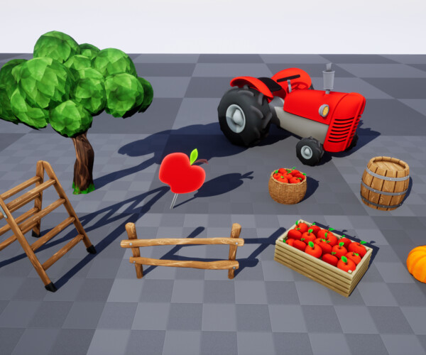 ArtStation - Stylized Farm Assets Pack Unreal Engine 4 | Game Assets