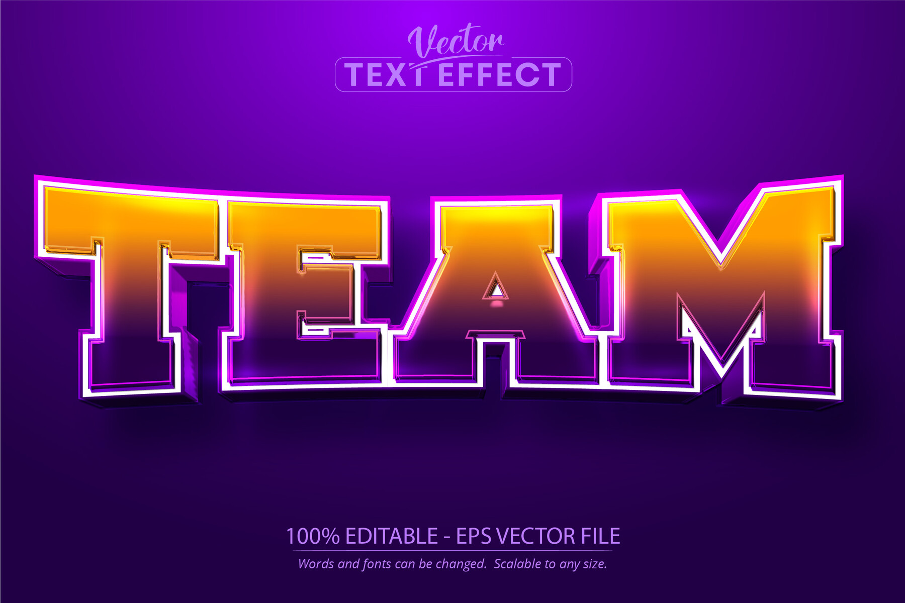 ArtStation - Sport text effect, editable team text and game text style ...