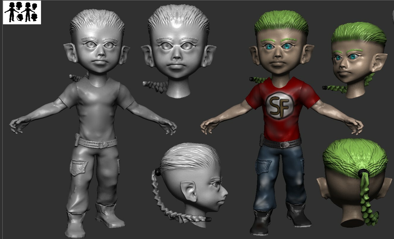 ArtStation - elf boy | Resources