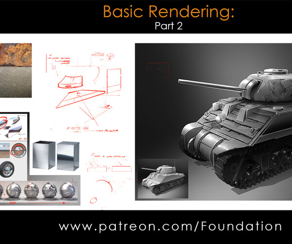 ArtStation - Foundation Art Group - Basic Rendering Part 2 with Charles ...