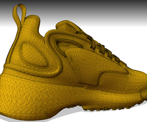 ArtStation - NIKE ZOOM 2K SHOES low-poly | Game Assets