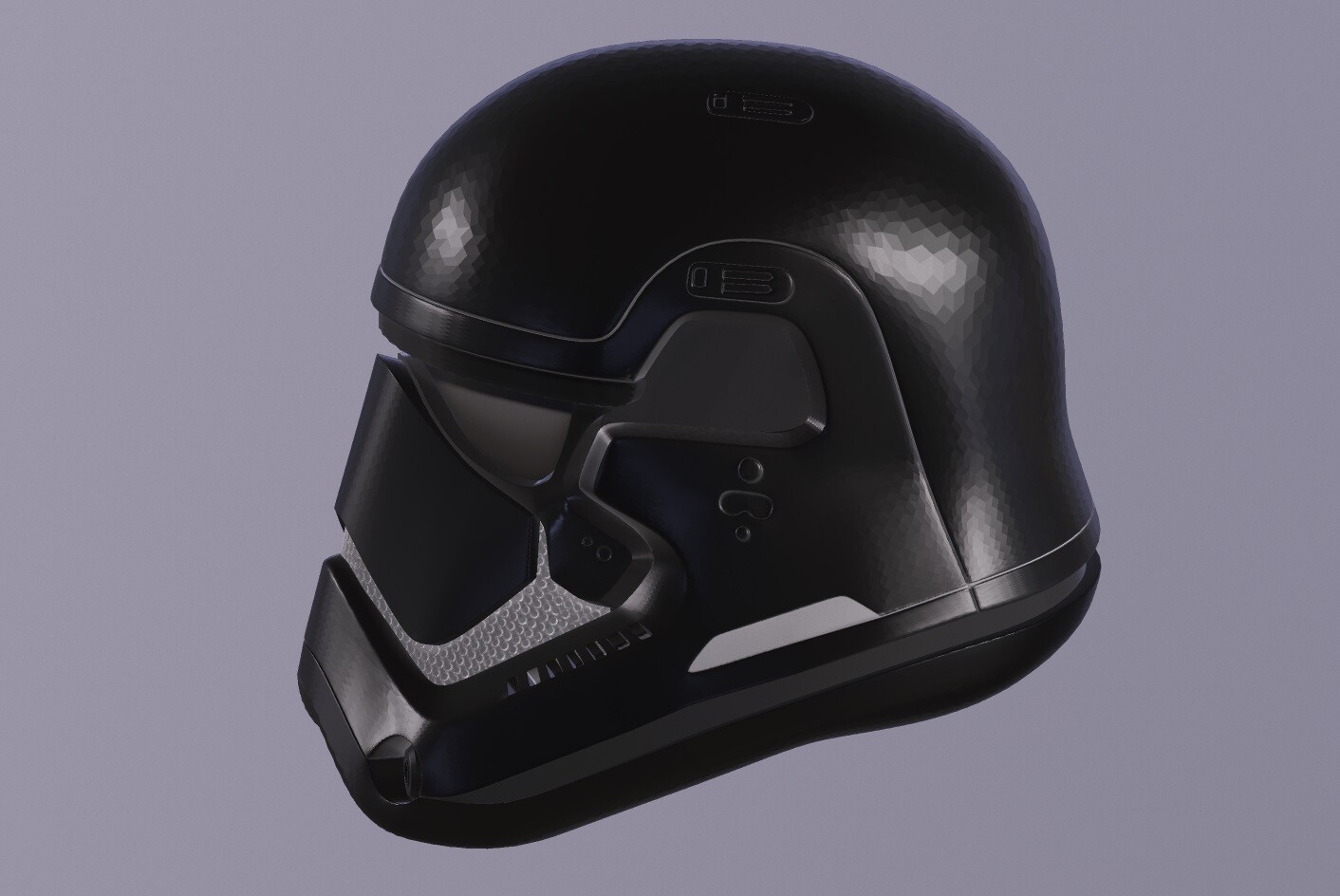 ArtStation - STAR WARS STORMTROOPER HELMET low-poly | Game Assets