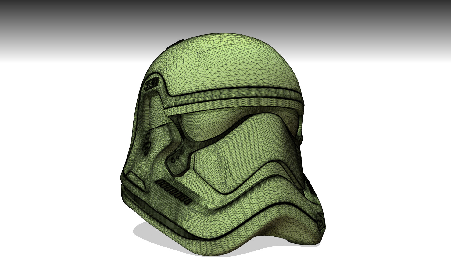 ArtStation - STAR WARS STORMTROOPER HELMET low-poly | Game Assets