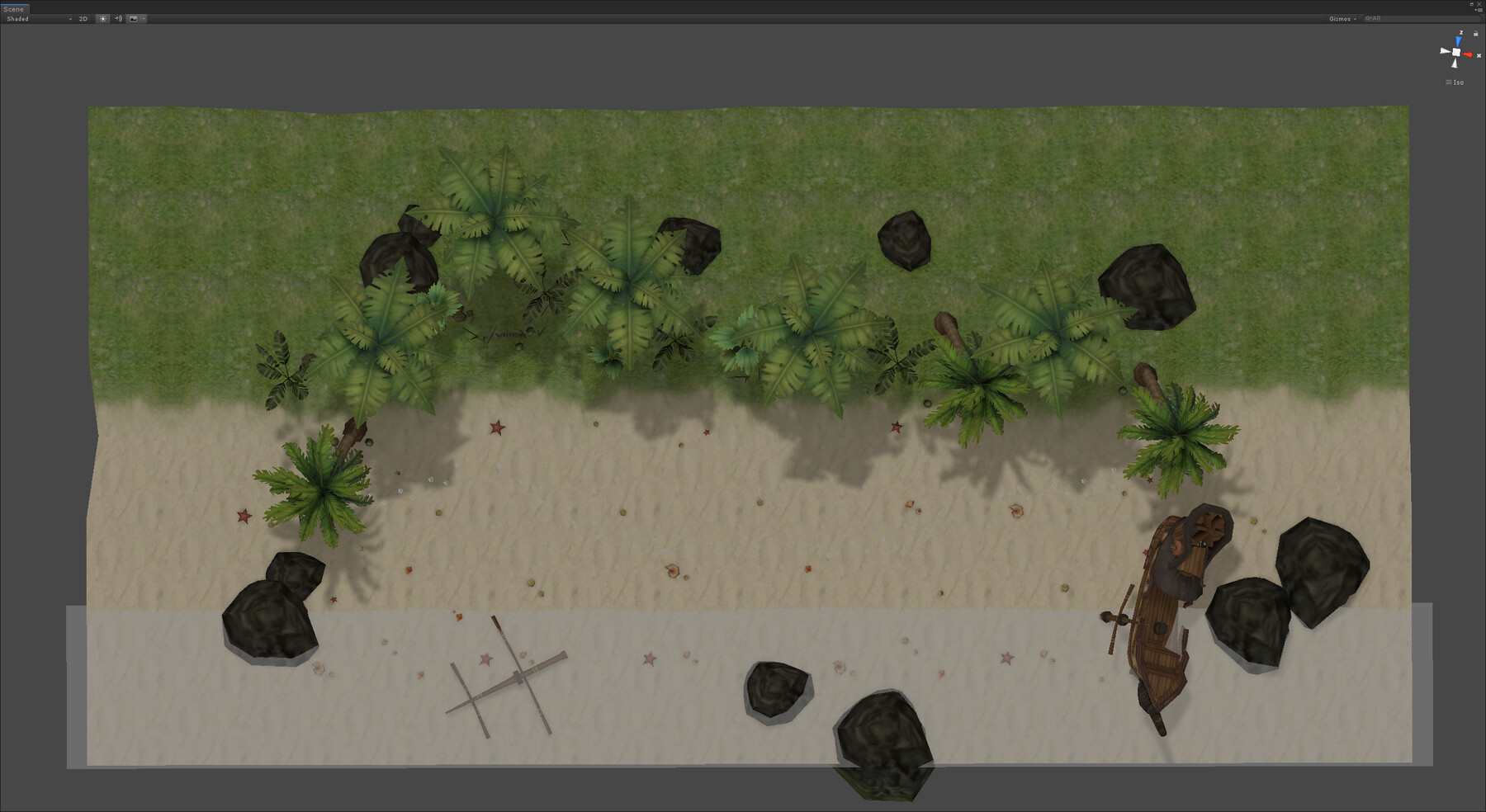 ArtStation - Casual Tiny Environment - Beach stage | Game Assets
