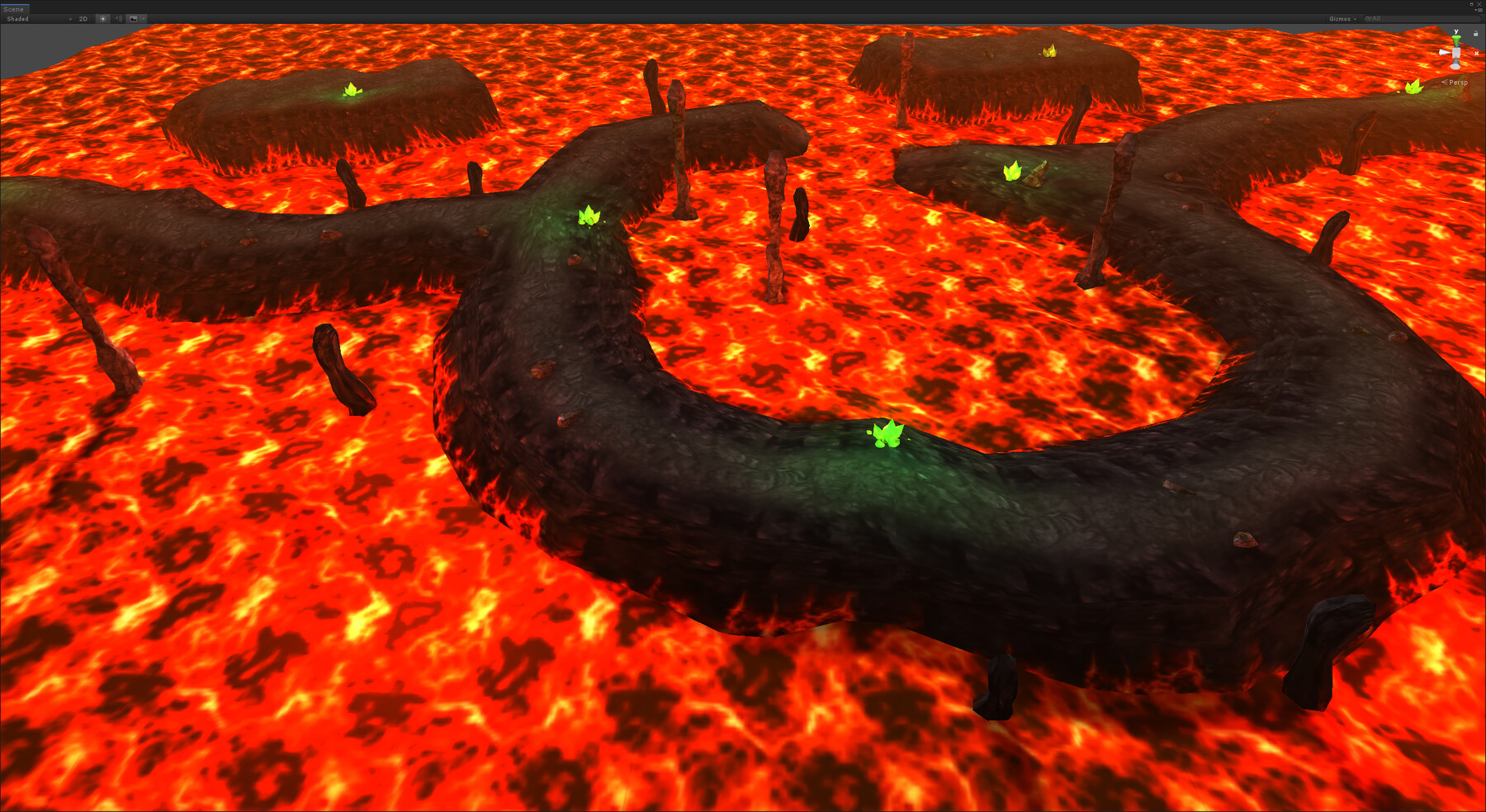 ArtStation - Casual Tiny Environment - Magma Set | Game Assets