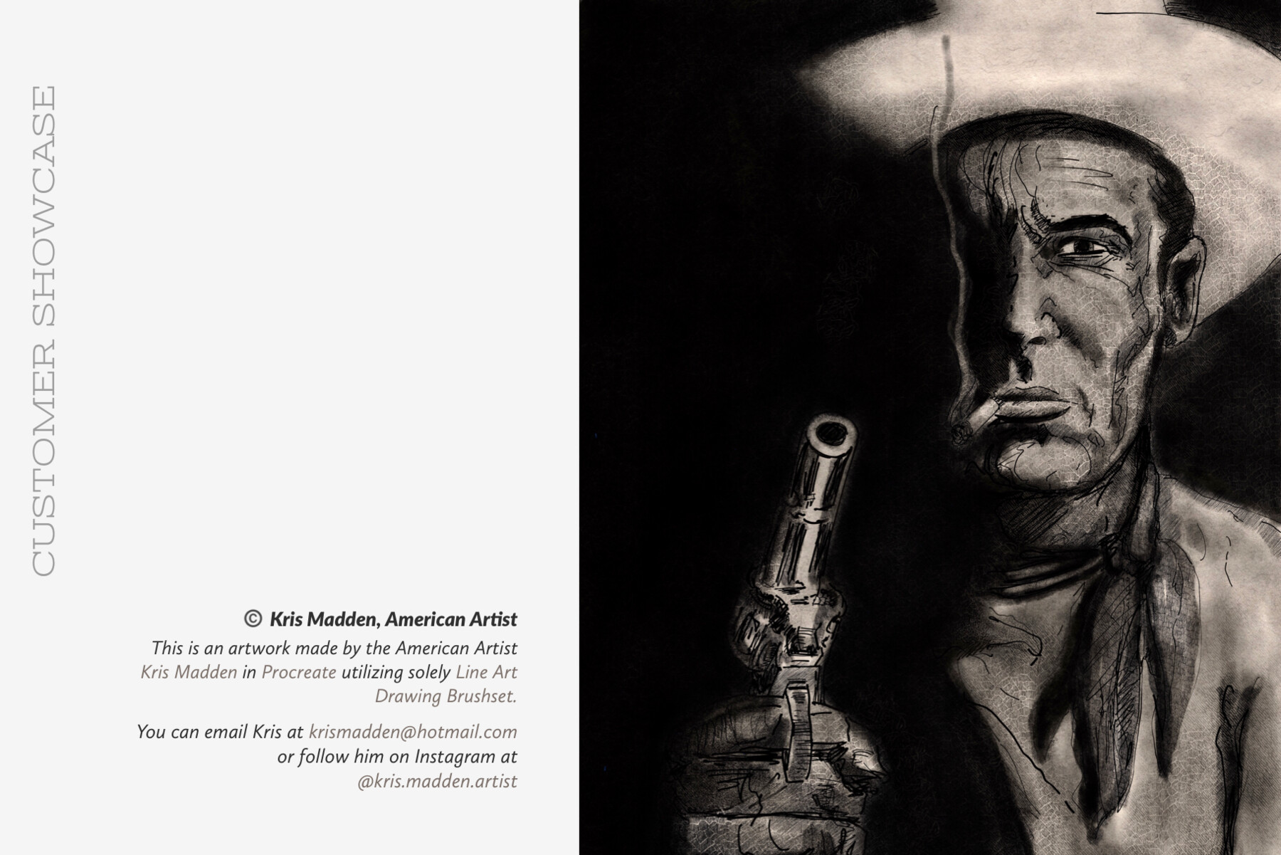 ArtStation - Line Art Drawing Procreate Kit | Brushes