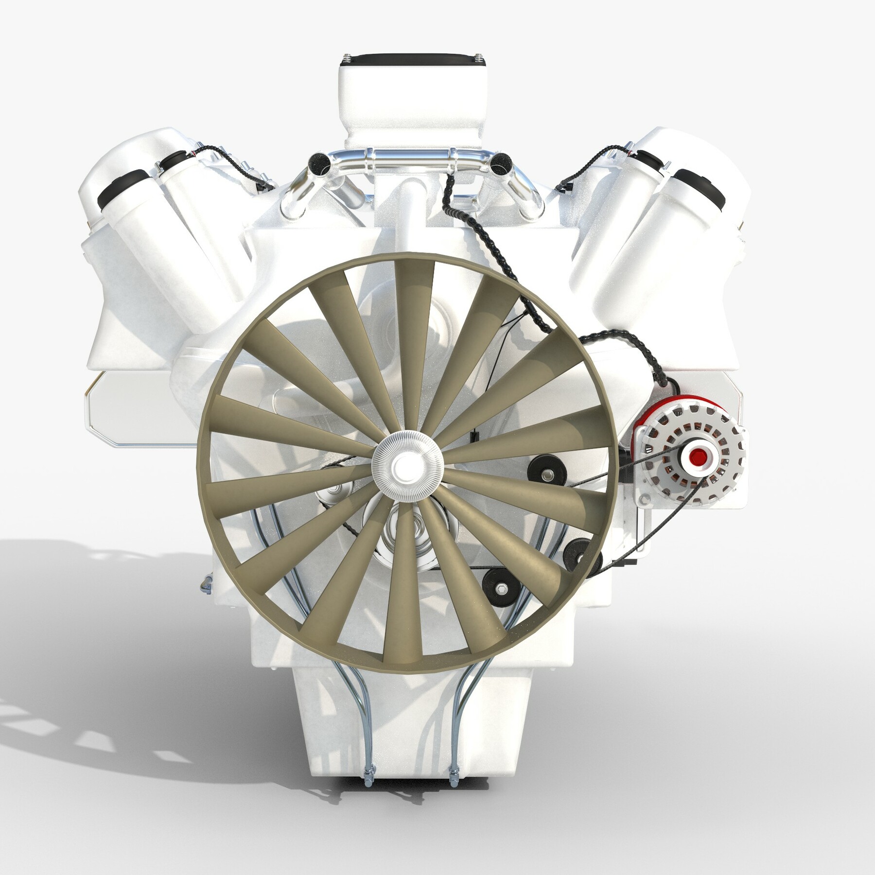 ArtStation - 8 cylinder car engine | Game Assets