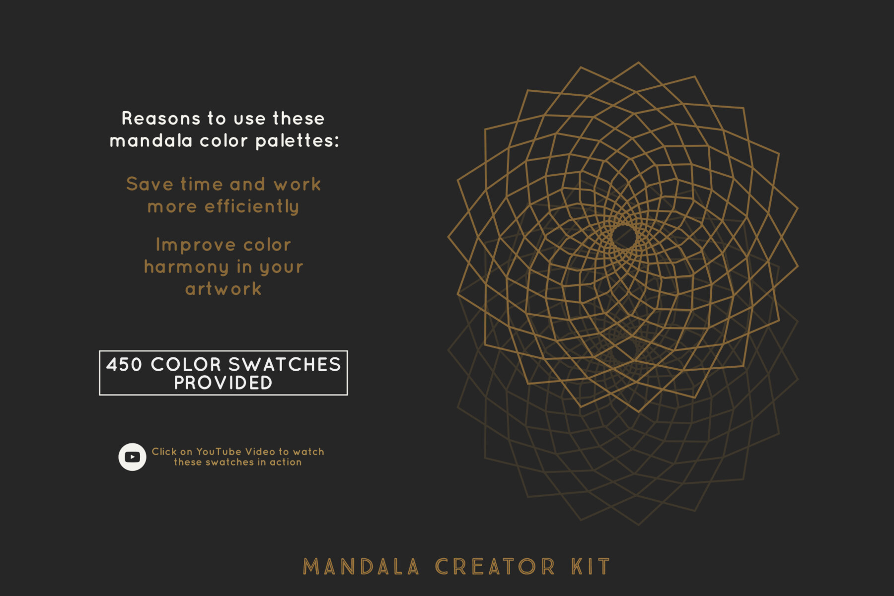 ArtStation - Mandala Creator Procreate Kit | Brushes