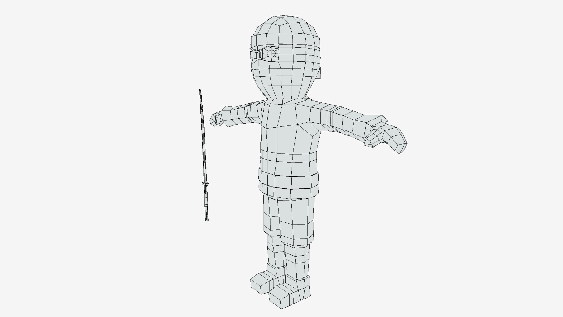 ArtStation - Low Poly Cartoon Ninja | Game Assets