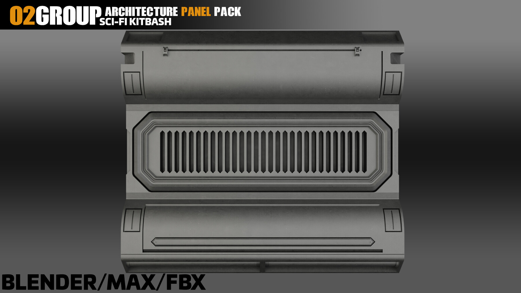 ArtStation - Sci-Fi Architecture Panels Pack vol 11 | Resources