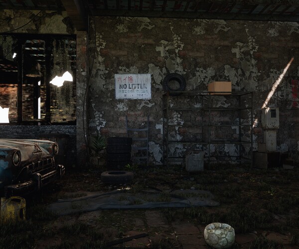 ArtStation - Garage (Unreal Engine 05 environment) | Game Assets