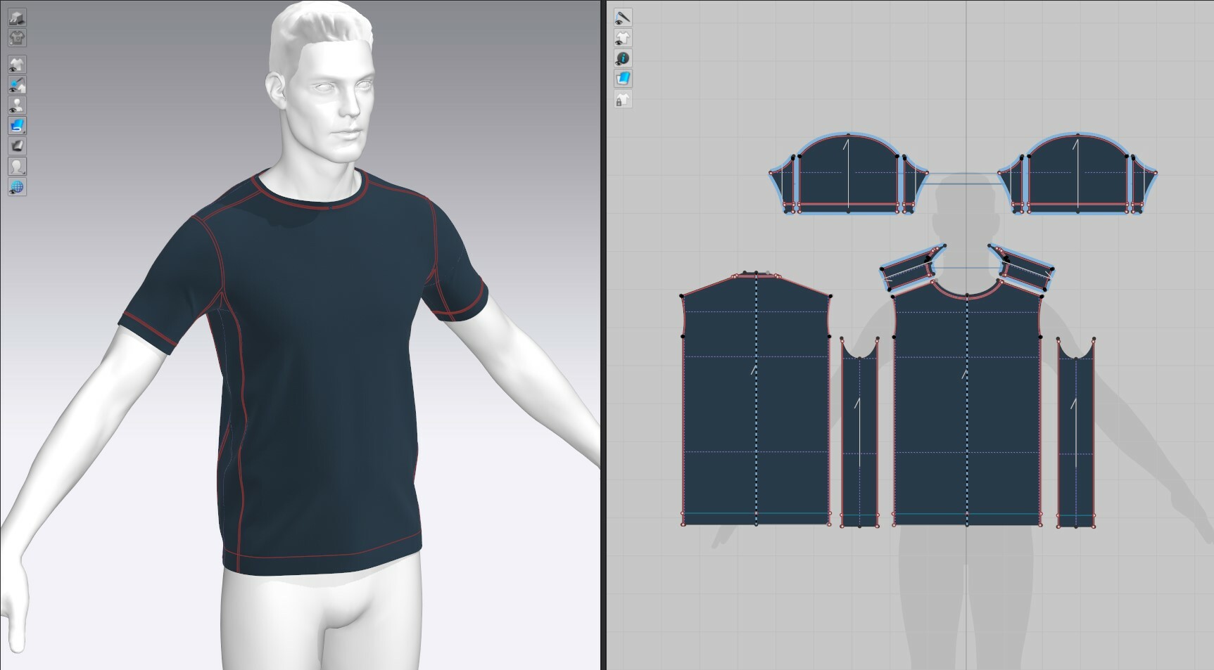 ArtStation - Sports Tee Shirt (Fit), Marvelous Designer, Clo3D +fbx ...