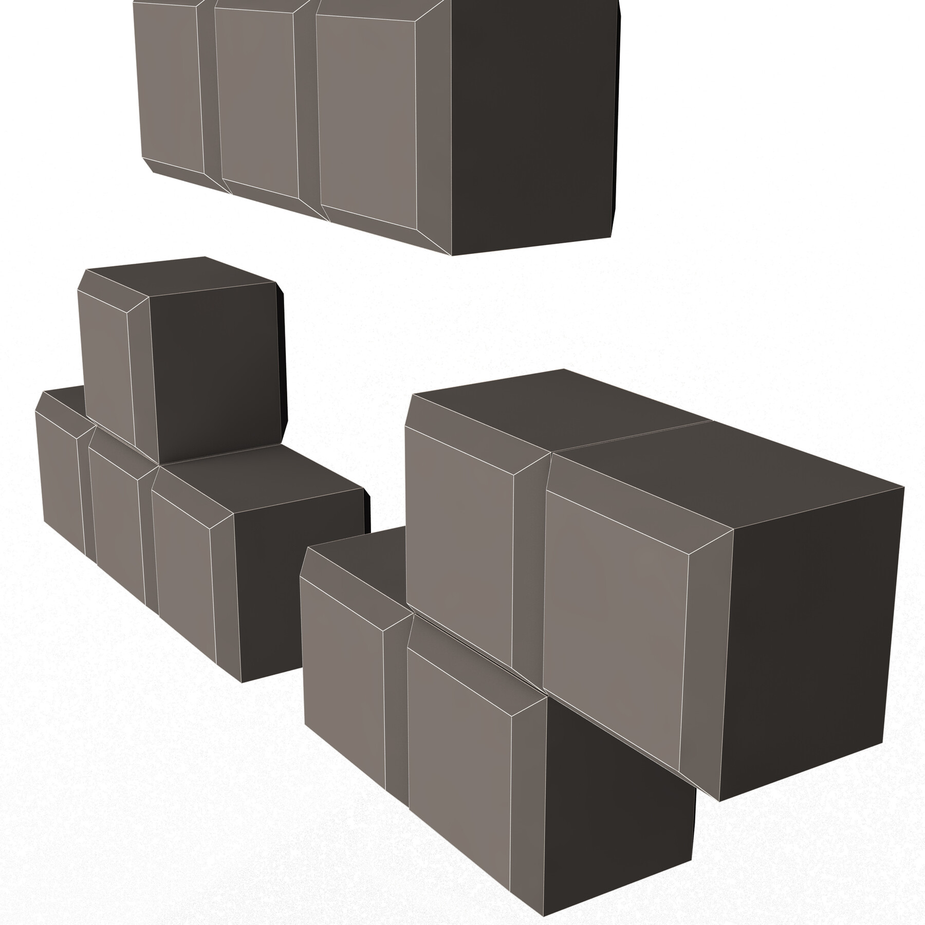 ArtStation - Tetris Bricks Set 02 | Resources