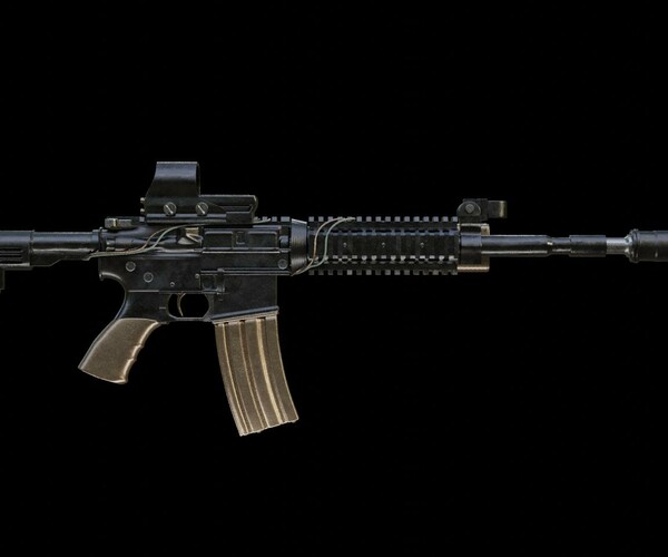 ArtStation - M4A1 Rifle - Rigged and Animated | Game Assets