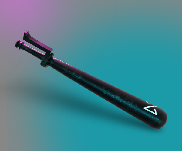 ArtStation - 3D Model (Base Bat) | Game Assets