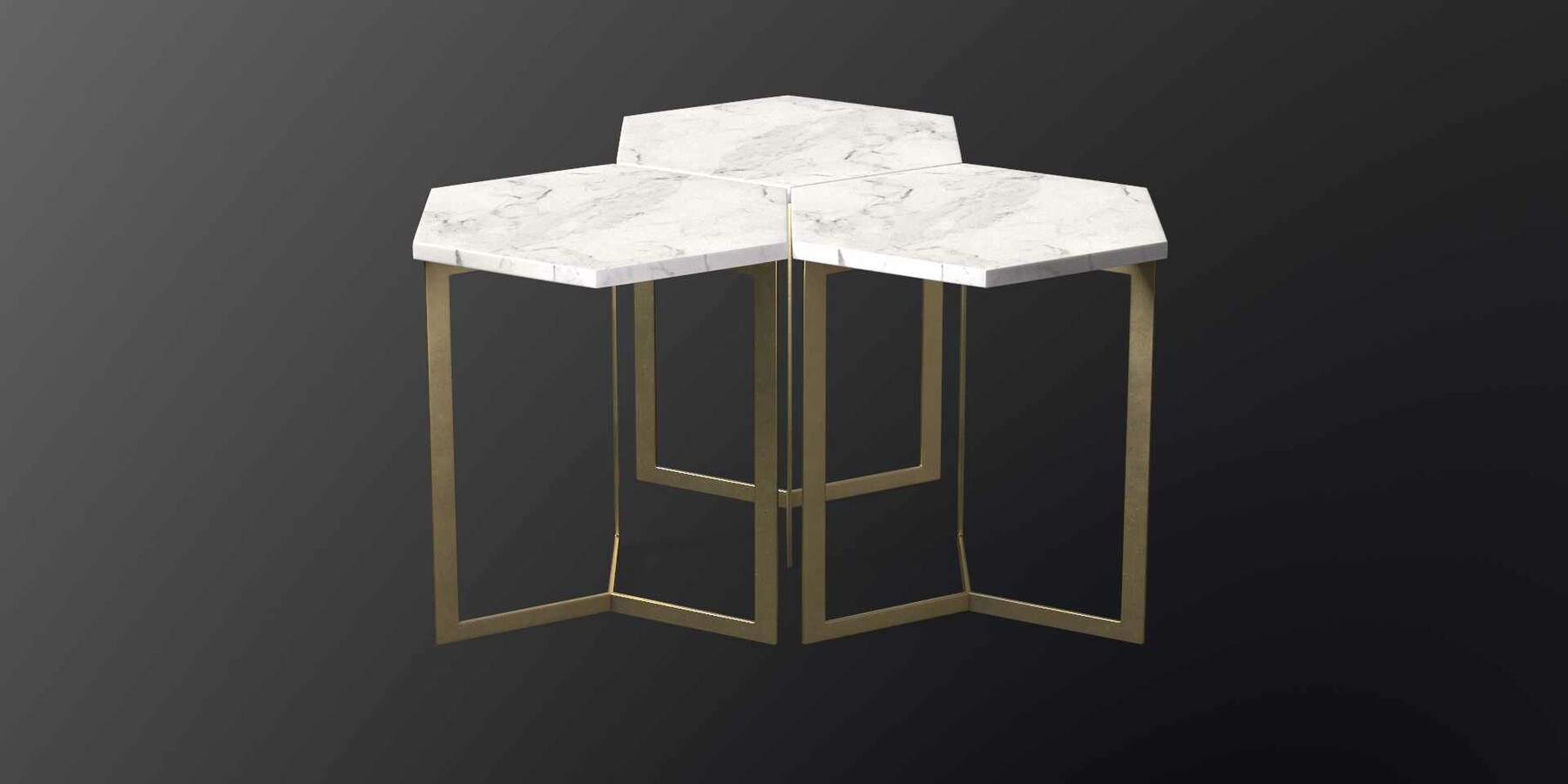 ArtStation - Hex side table | Game Assets