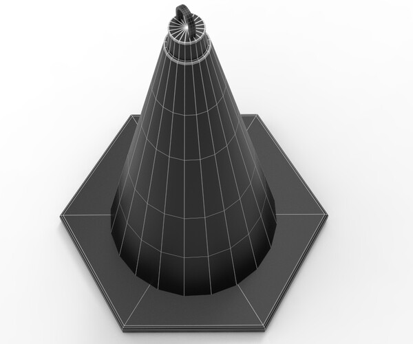 ArtStation - PBR GameReady Cone Model Low-poly | Game Assets