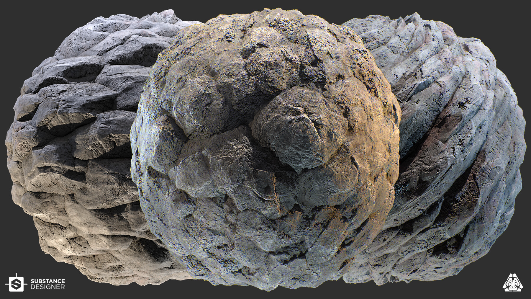 ArtStation - 10 High Quality Rock Material | Game Assets
