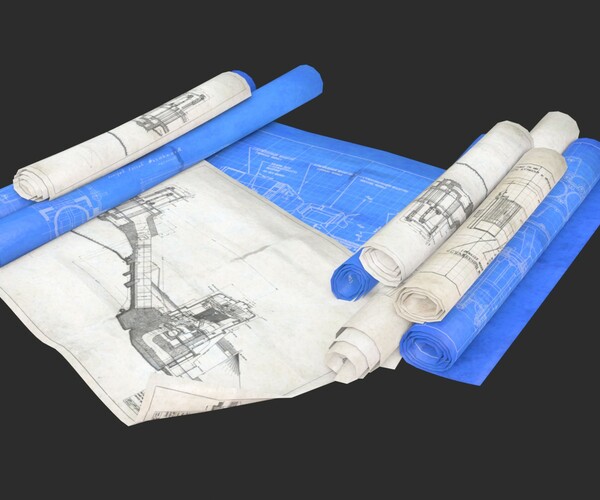 ArtStation - Technical Blueprints | Game Assets