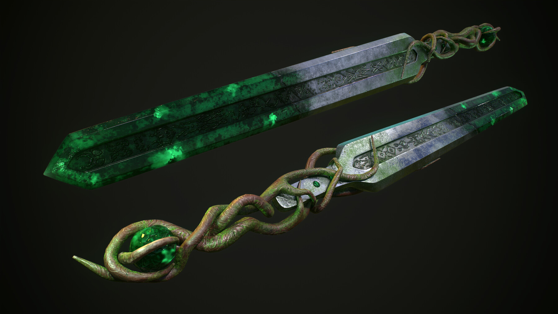 ArtStation - Emerald demon | Game Assets