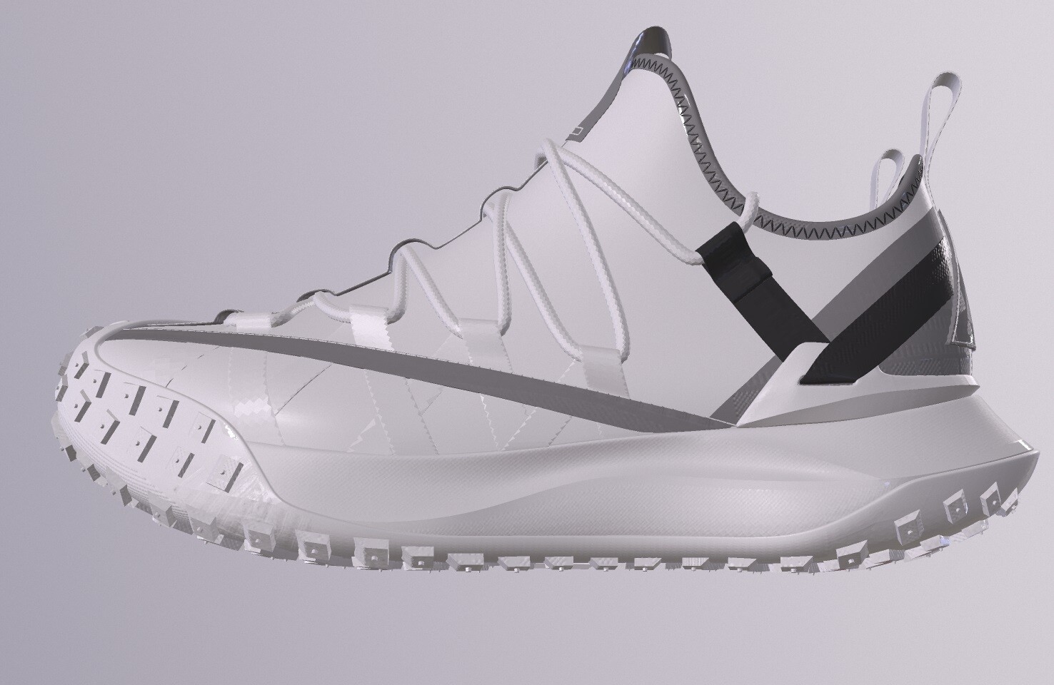 ArtStation - NIKE ACG REACT FLY SHOES low-poly | Game Assets