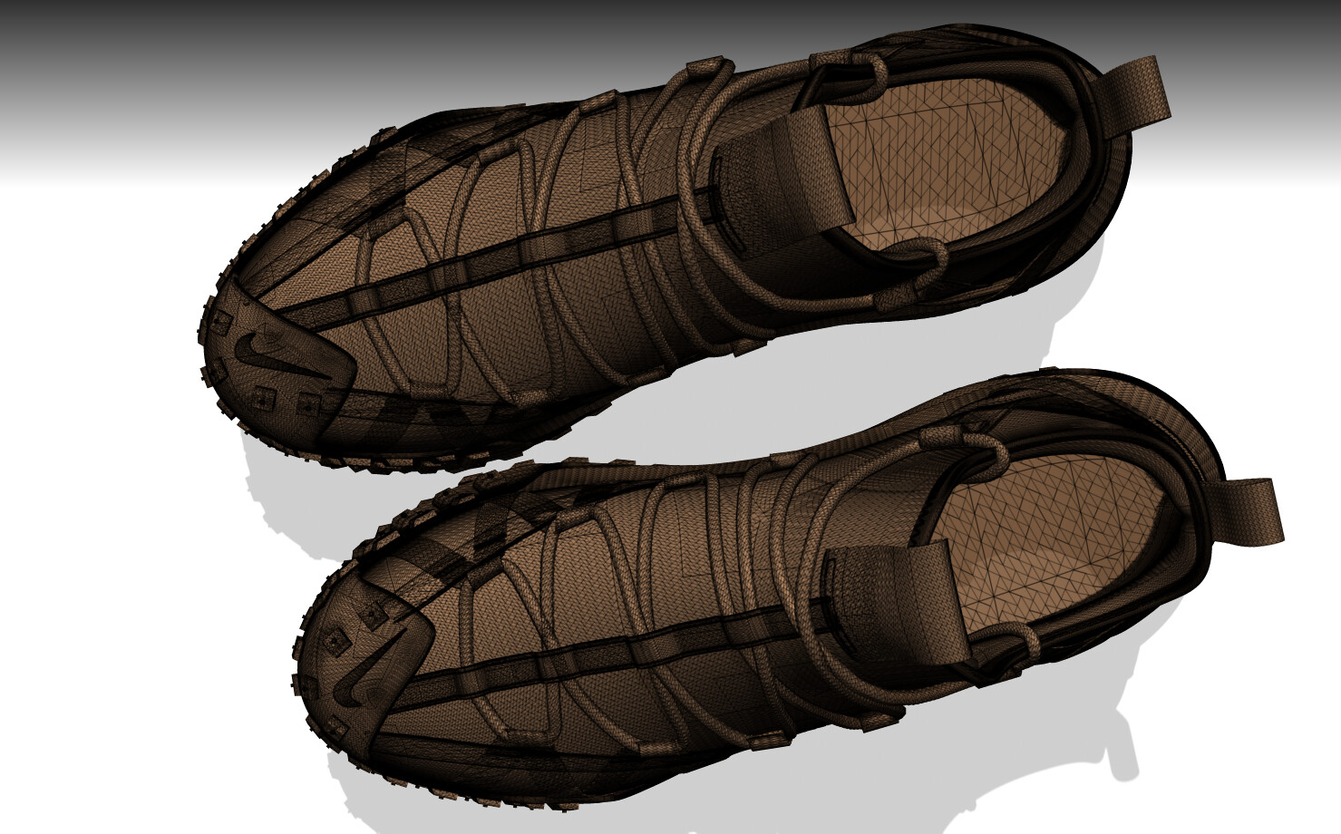 ArtStation - NIKE ACG REACT FLY SHOES low-poly | Game Assets