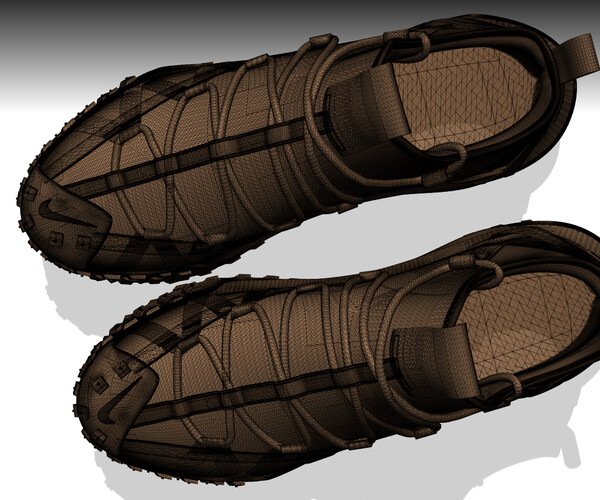 ArtStation - NIKE ACG REACT FLY SHOES low-poly | Game Assets