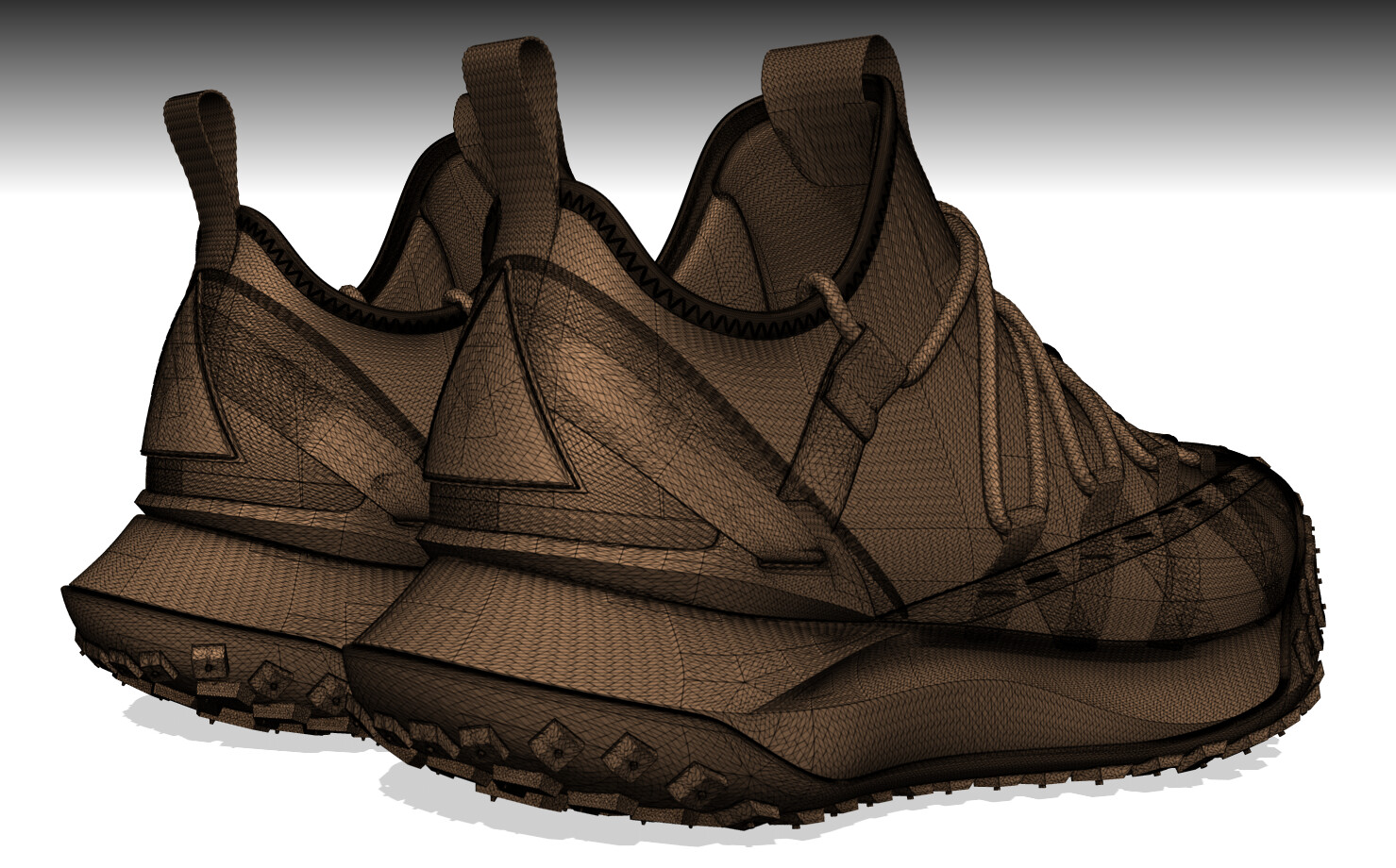 ArtStation - NIKE ACG REACT FLY SHOES low-poly | Game Assets