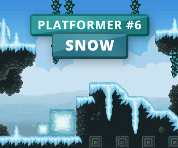 ArtStation - PLATFORMER 6 SNOW | Game Assets