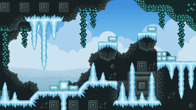 ArtStation - PLATFORMER 6 SNOW | Game Assets