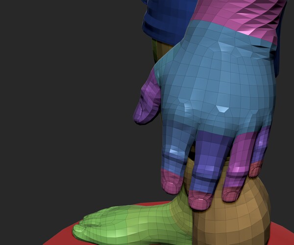 ArtStation - FIGHTER IN HIGH AND LOW POLYGONS | Resources