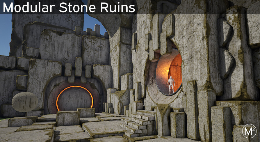 ArtStation - Modular Stone Ruins | Game Assets