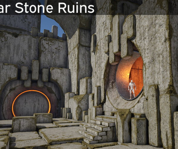 ArtStation - Modular Stone Ruins | Game Assets