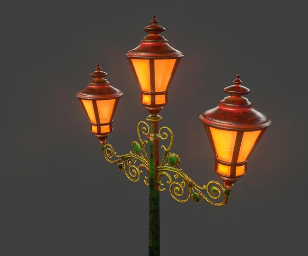 ArtStation - Street Lamp 27 | Game Assets