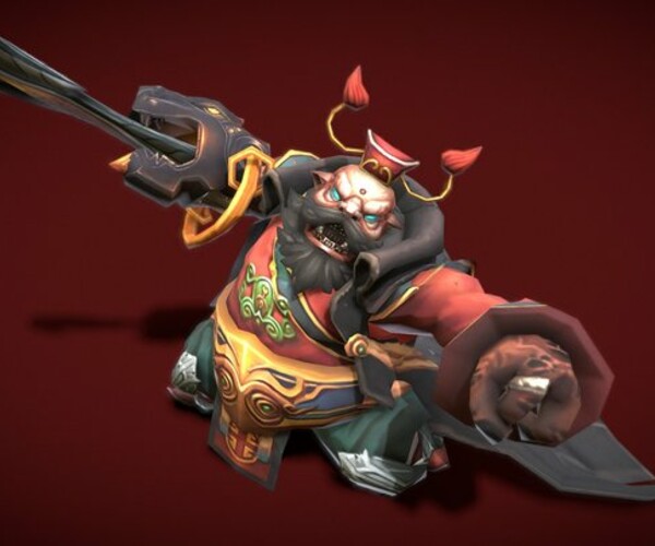 ArtStation - Three Kingdoms - Boss Dong Tak | Game Assets