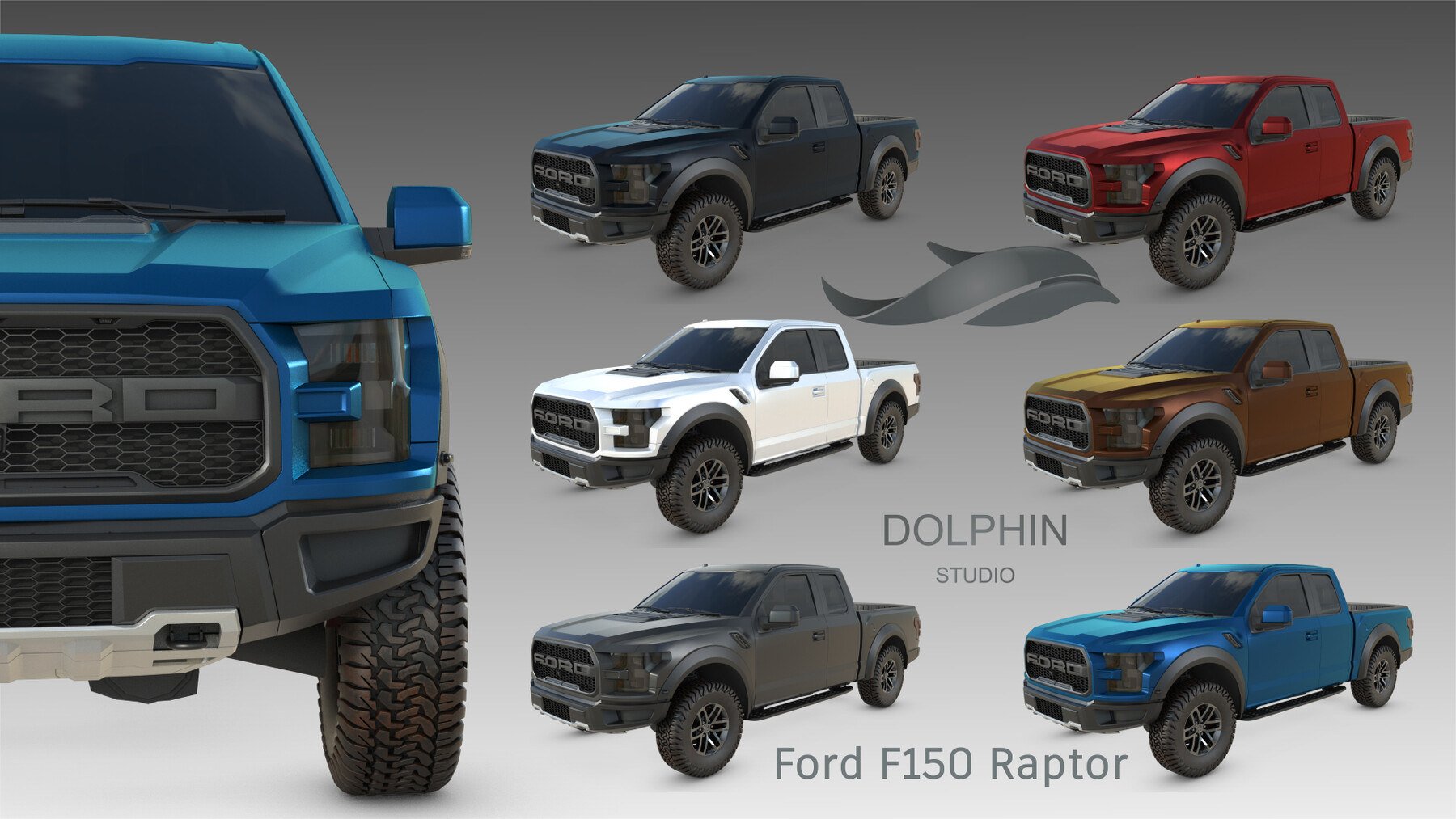 ArtStation - Ford F150 Raptor 2017 | Resources