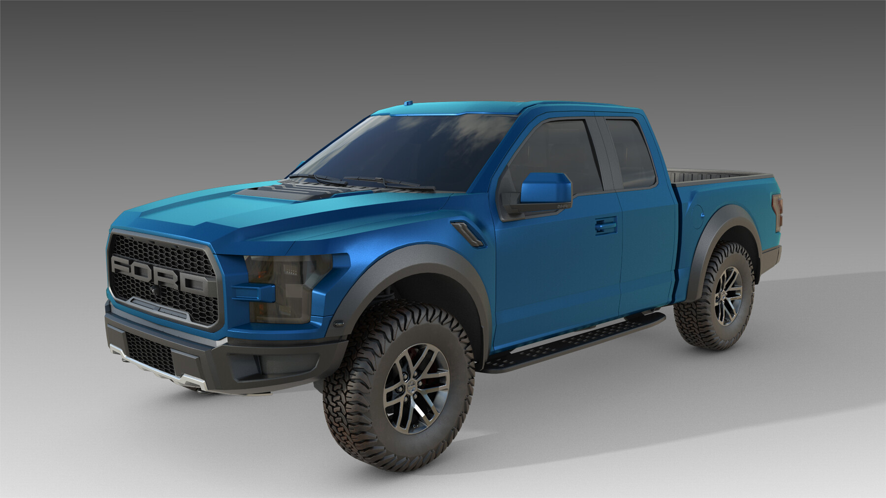 ArtStation - Ford F150 Raptor 2017 | Resources
