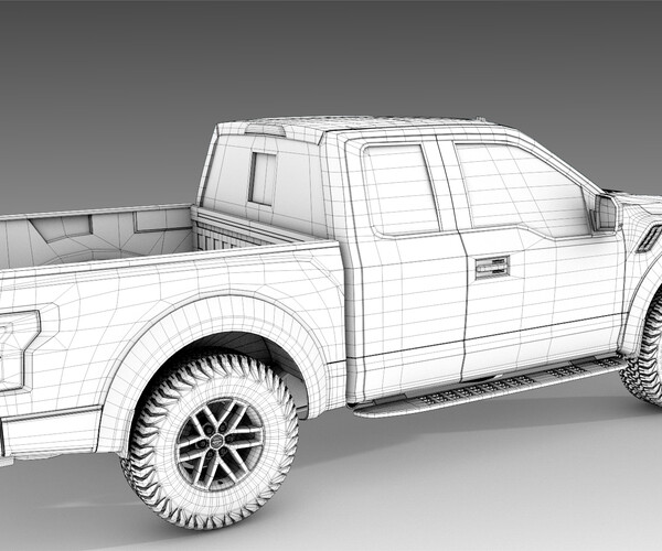 ArtStation - Ford F150 Raptor 2017 | Resources